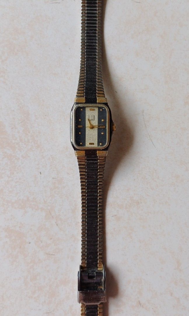 DUNHILL - 14 CT GOLD. WATCH., Luxury, Watches on Carousell