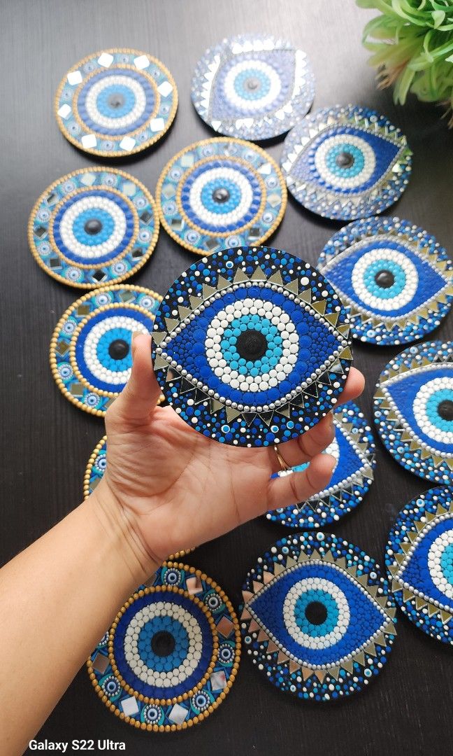 Evil eye fridge magnet handmadegifts, Hobbies & Toys, Stationery ...