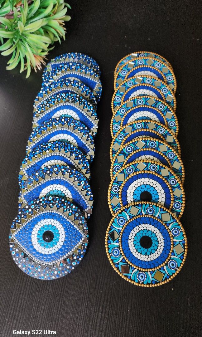 Evil eye fridge magnet handmadegifts, Hobbies & Toys, Stationery ...