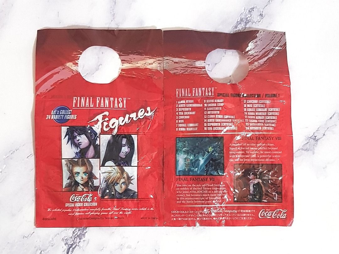 Final Fantasy Figure Coca Cola Collection Loose Squall Leonhart Rinoa ...