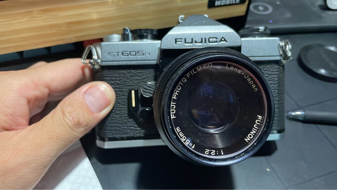 Fujica ST605N 連55mm f/2.2鏡頭, 攝影器材, 相機 - Carousell