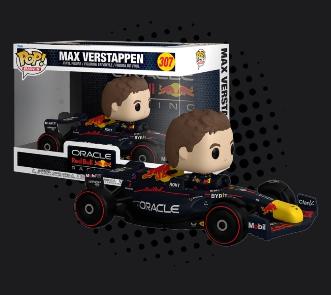 Funko Pop - Formula 1 racing Max Verstappen Red Bull, Hobbies & Toys ...