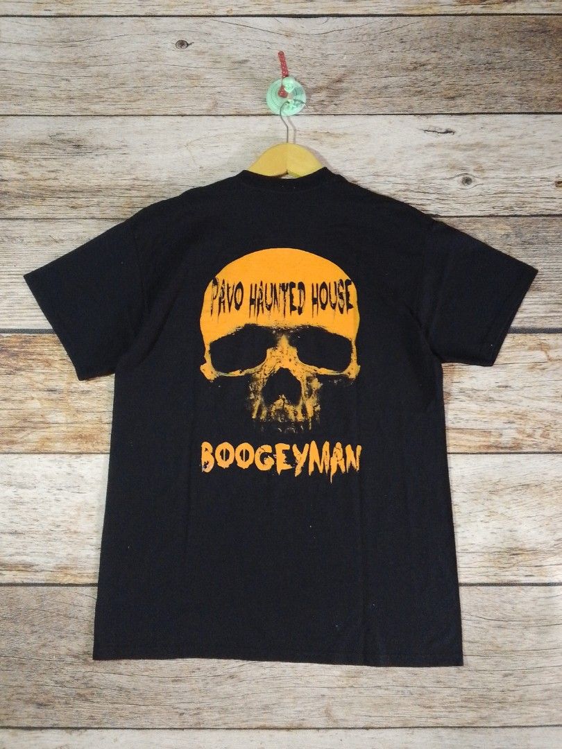 Gildan Boogeyman Tshirt, Fesyen Pria, Pakaian , Atasan di Carousell