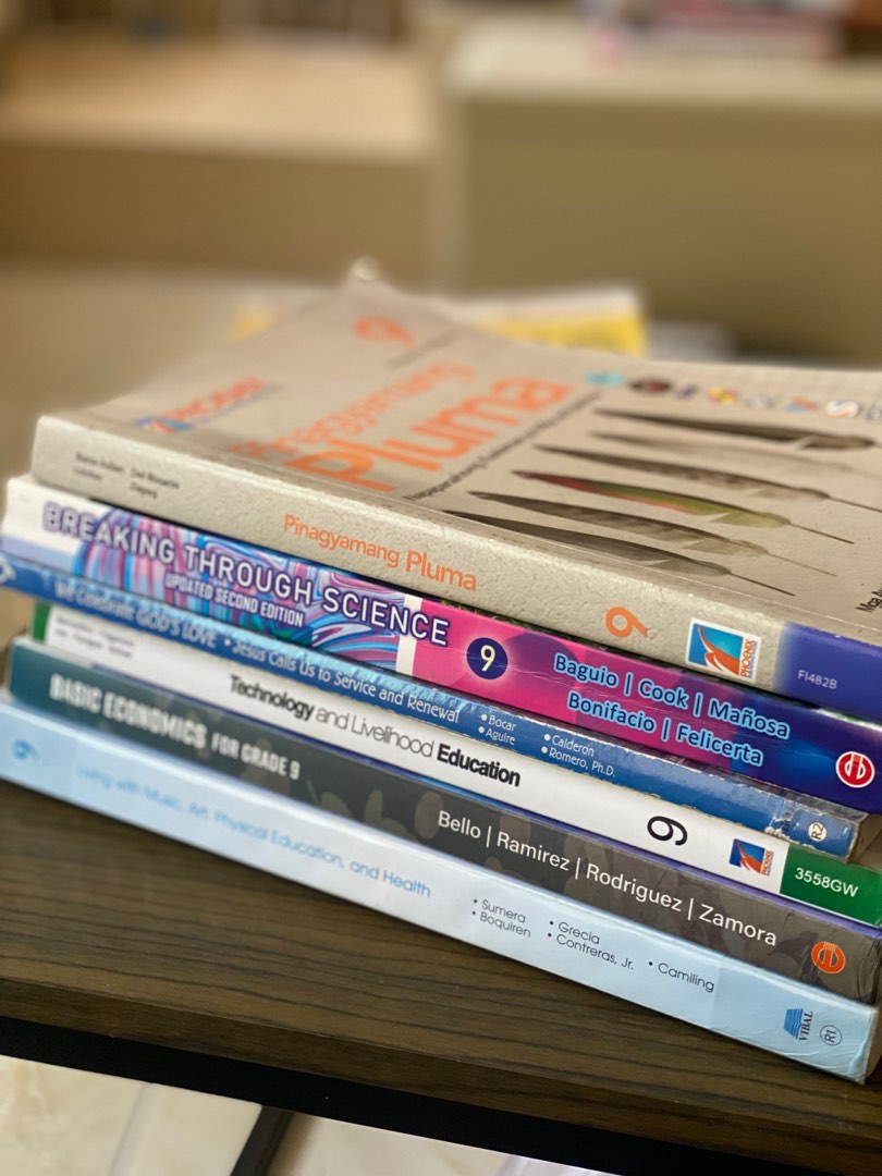 GRADE 9 BOOKS, Hobbies & Toys, Books & Magazines, Textbooks on Carousell