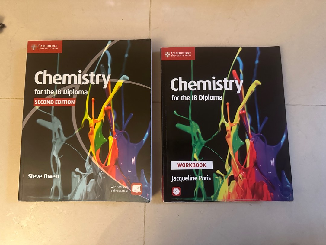 IB DP Chemistry coursebook and workbook, 興趣及遊戲, 書本 & 文具, 教科書 - Carousell