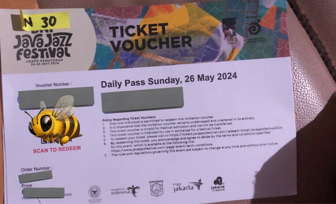 JAVA JAZZ DAY 3 SUNDAY 26 MAY 2024, Tiket & Voucher, Tiket Acara di ...