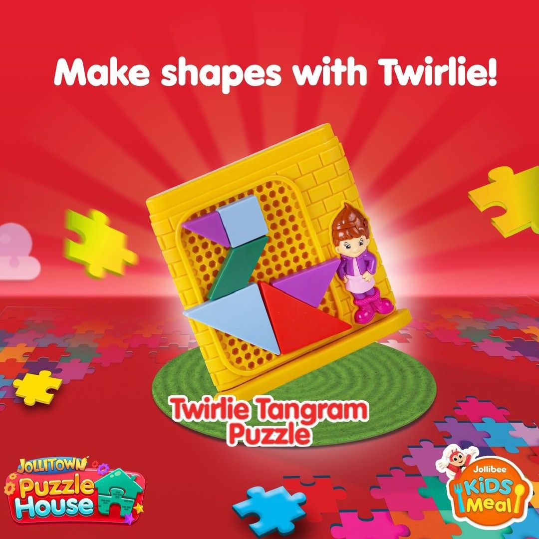 Jollibee Kids Meal Jollitown Puzzle House JOLLIBEE PUZZLE CUBE July ...
