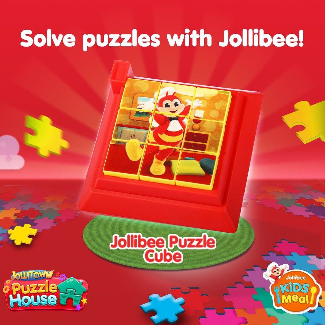 Jollibee Kids Meal Jollitown Puzzle House JOLLIBEE PUZZLE CUBE July ...