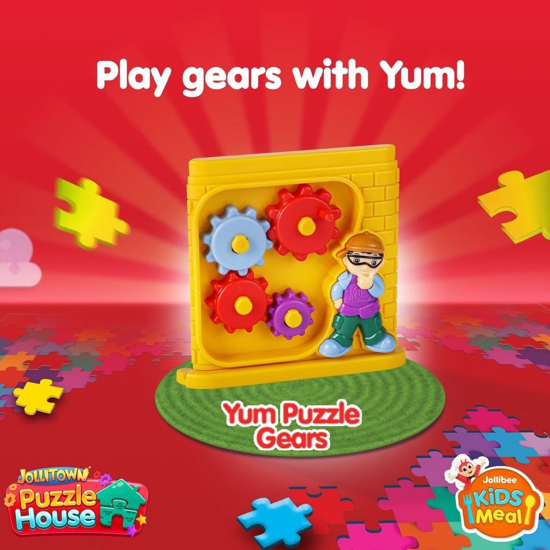 Jollibee Kids Meal Jollitown Puzzle House TWIRLIE TANGRAM PUZZLE July ...