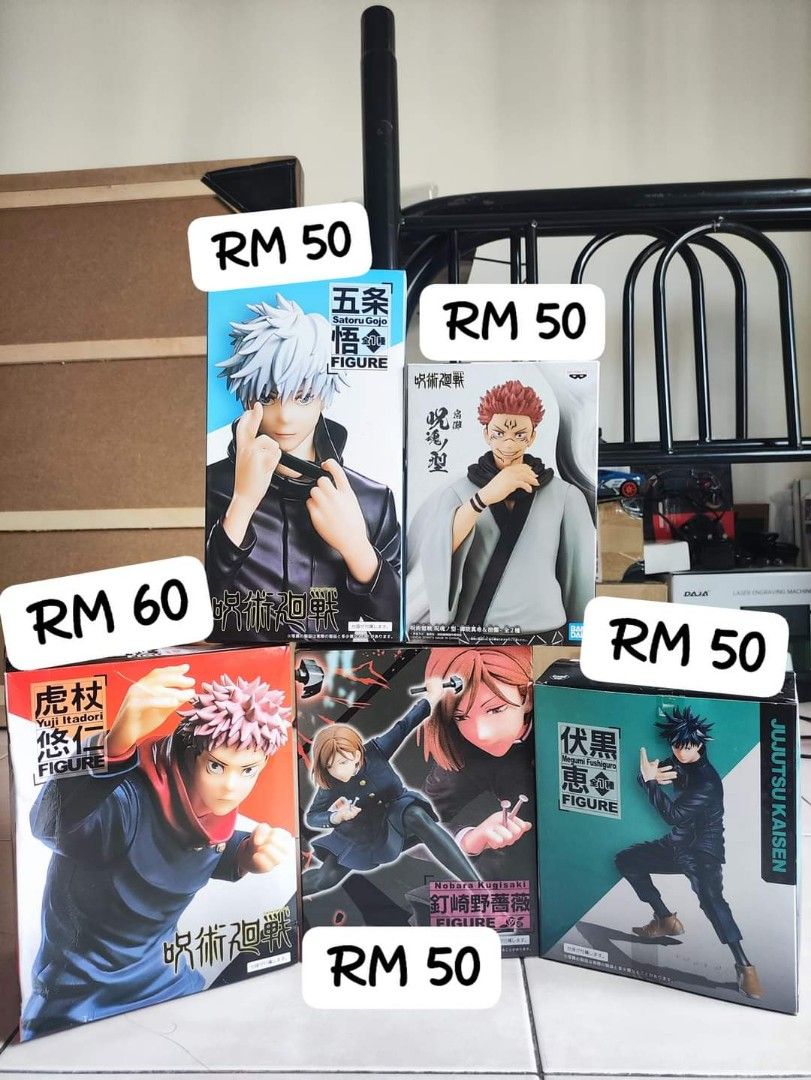 Jujutsu Kaisen Figure Gojo Satoru, Ryomen Sukuna, Fushiguro Megumi ...