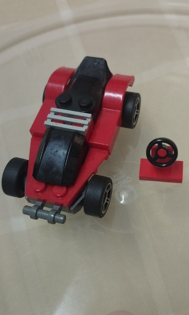 Lego red racer VROOM VROOM, Hobbies & Toys, Toys & Games on Carousell