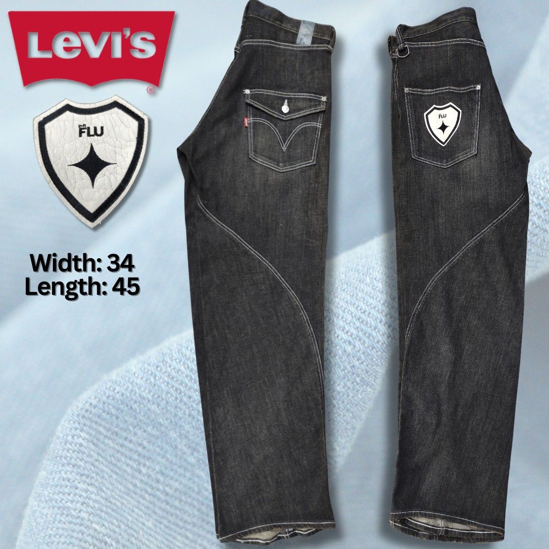 Levi's X Flu Jeans | Made in Japan, Men's Fashion, Bottoms, Jeans on ...
