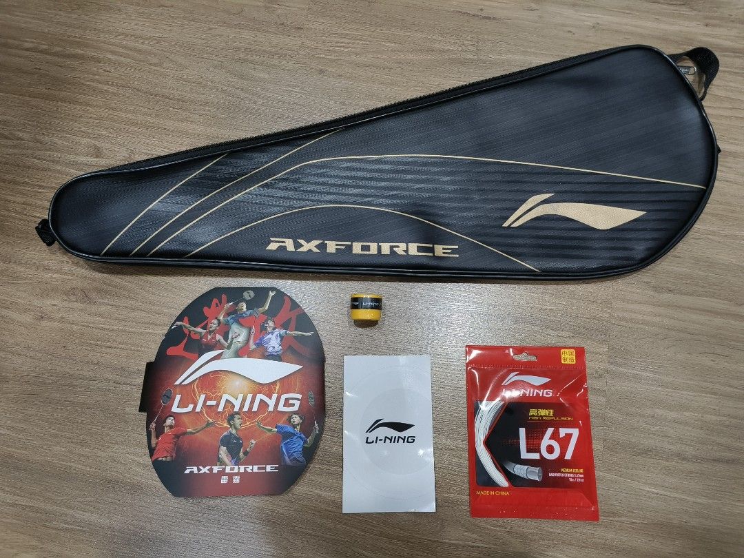 LiNing Axforce 70, Sports Equipment, Sports & Games, Racket & Ball ...