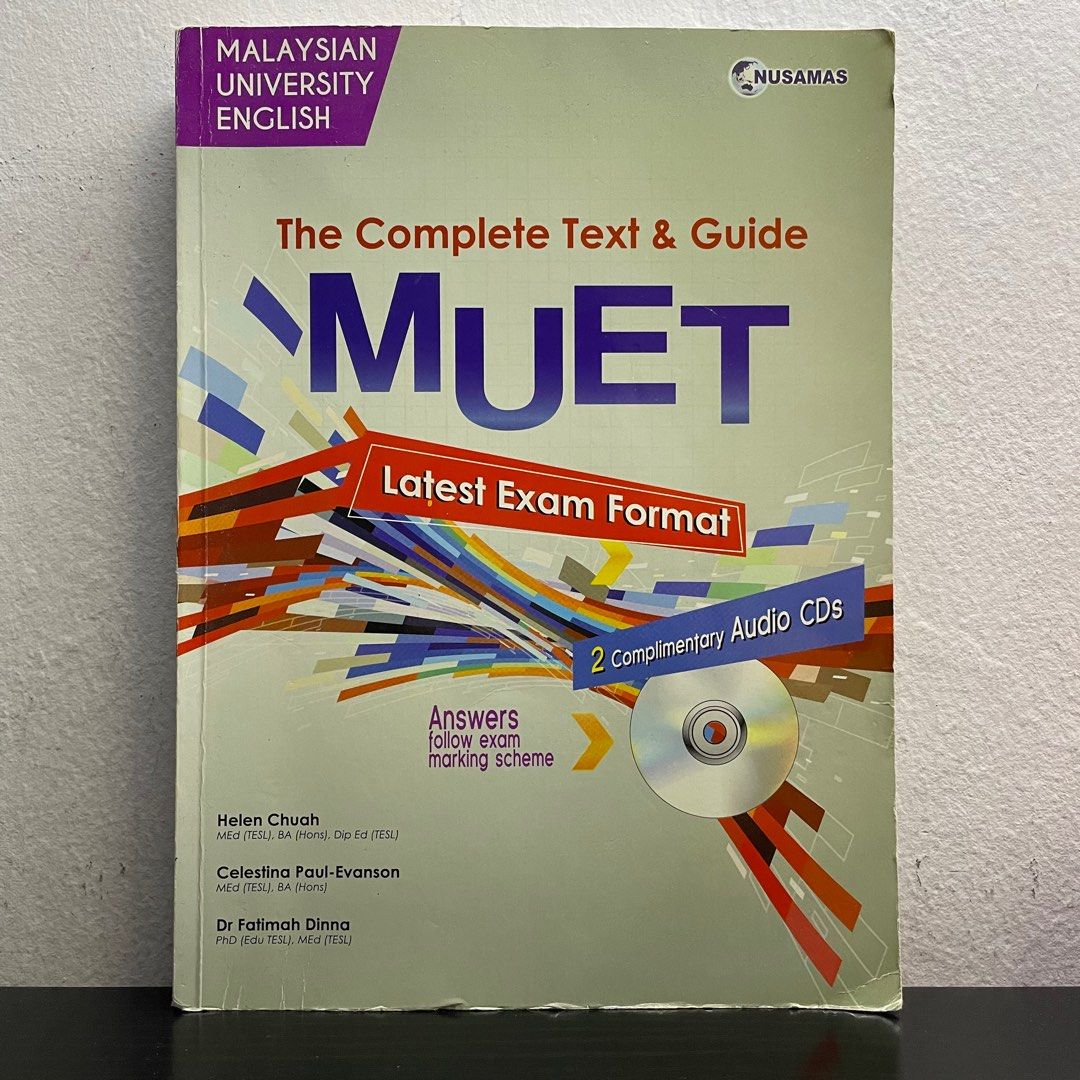 MUET Malaysian University English Textbook & Guide | Second Hand Book ...