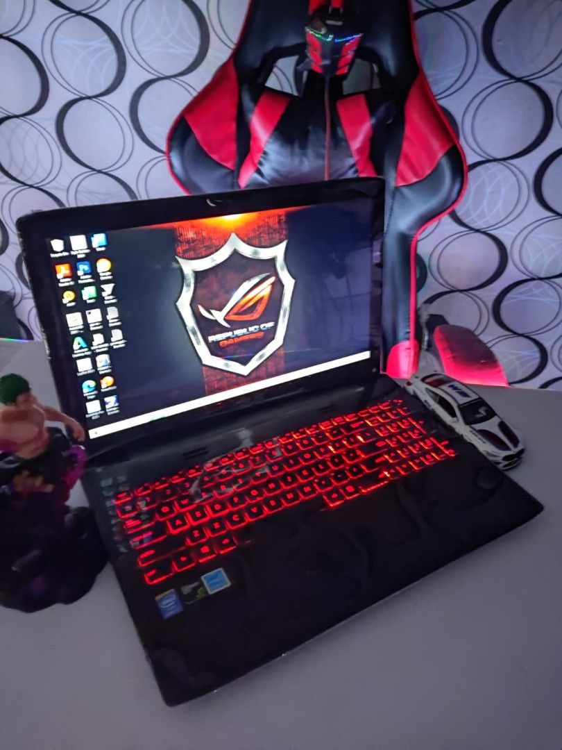 [NVIDIA GTX] Laptop Gaming Desain Asus ROG GL552JX Core i7-4720HQ Ram ...
