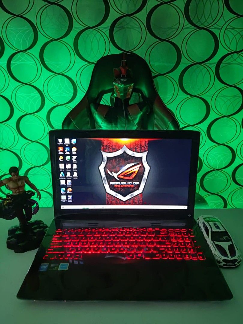 [NVIDIA GTX] Laptop Gaming Desain Asus ROG GL552JX Core i7-4720HQ Ram ...
