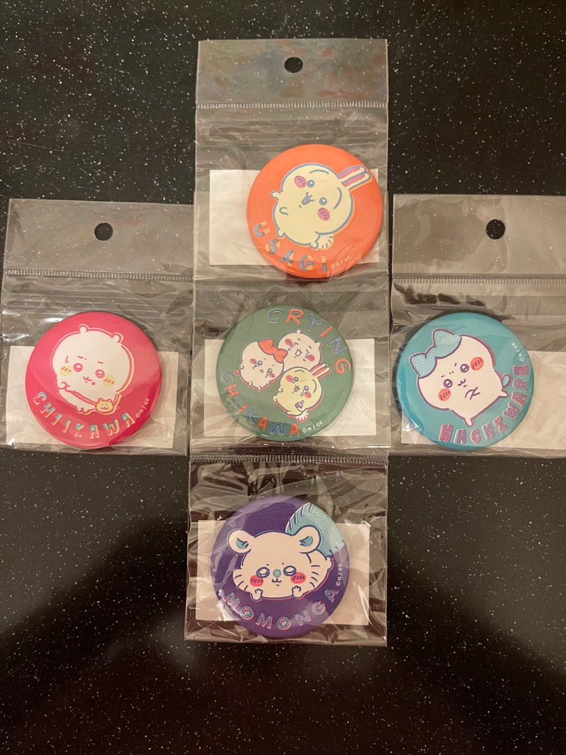 Official Chiikawa Badges, Women's Fashion, Watches & Accessories, Other ...