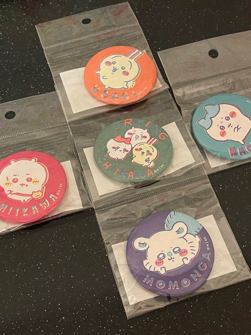 Official Chiikawa Badges, Women's Fashion, Watches & Accessories, Other ...