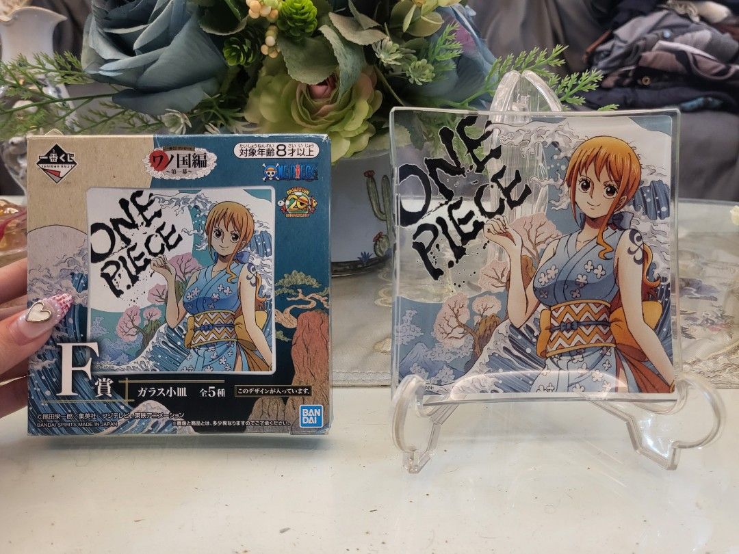 One Piece Nami Wano Arc Bandai Ichiban Kuji Glass Saucer Plate ...