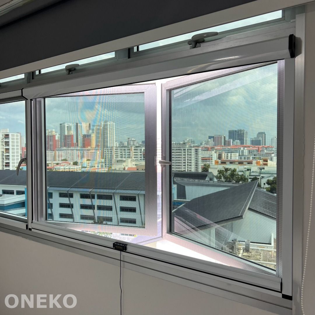 ONEKO CUSTOM RETRACTABLE WINDOW SCREEN, MOSQUITO NET, WINDOW MESH ...