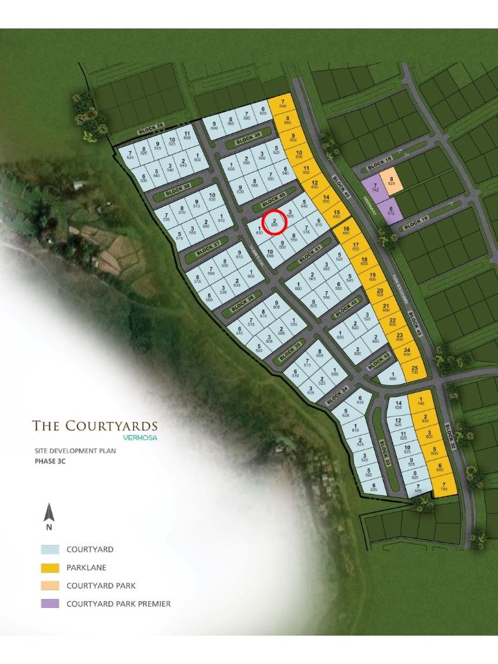 Phase 3C, Block 41, Lot 2, 525 Sqm Courtyard lot at the Courtyards ...