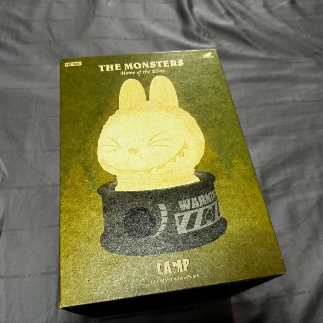 POP MART (Labubu Lamp) The Monsters Home of Elves Series - Vinyl Doll ...