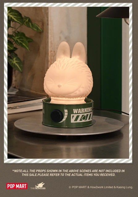 POP MART (Labubu Lamp) The Monsters Home of Elves Series - Vinyl Doll ...