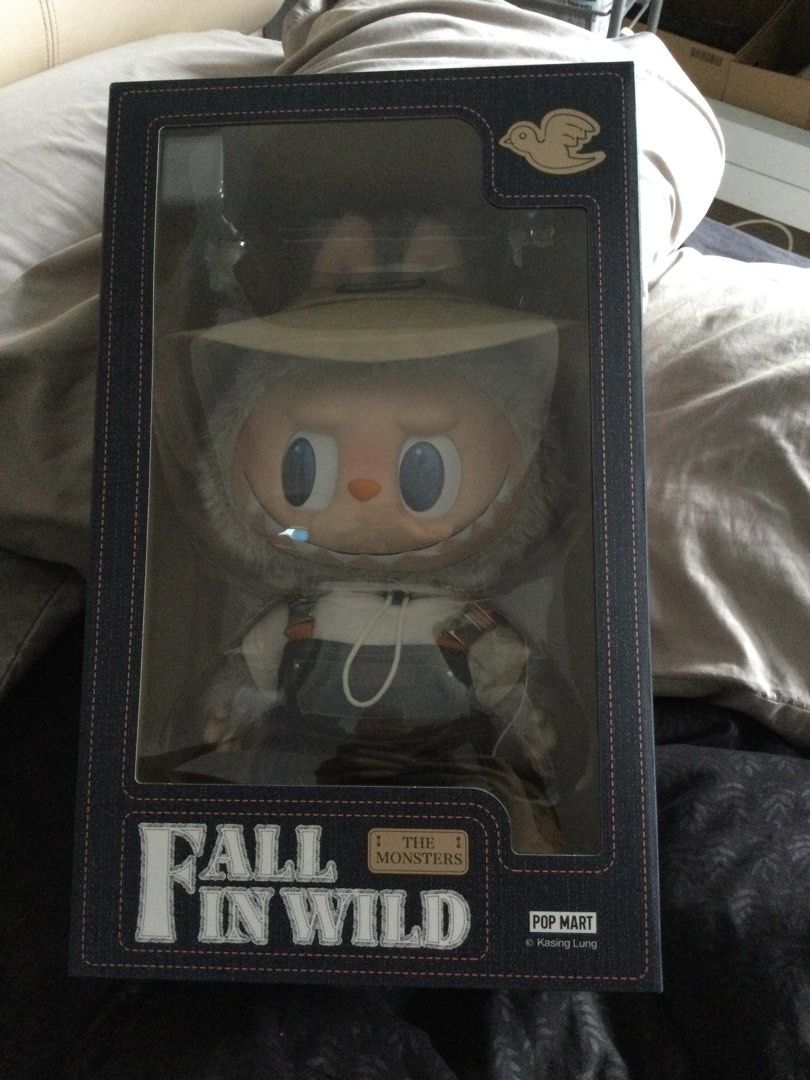 PO : POPMART Labubu Fall in Wild 40cm vinyl plush doll, Hobbies & Toys ...