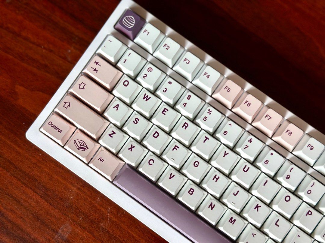 Prebuilt Custom Mechanical Keyboard Sweet Potato Taro Royal Kludge RK98 ...