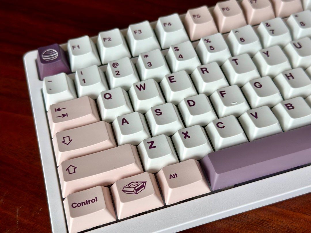 Prebuilt Custom Mechanical Keyboard Sweet Potato Taro Royal Kludge RK98 ...