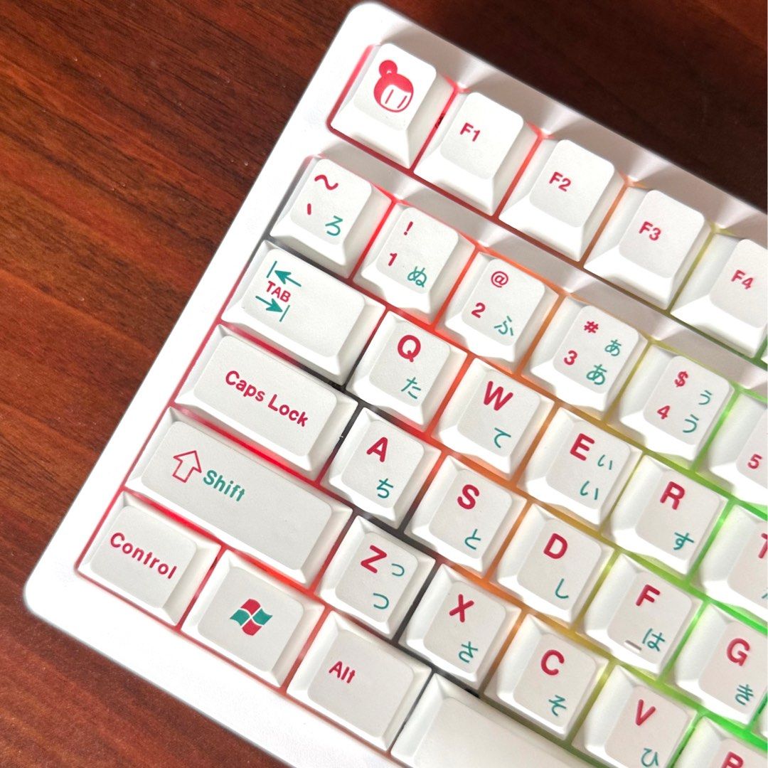 Prebuilt Mechanical Keyboard Android Jap Girl RK98 Cherry Profile Royal ...
