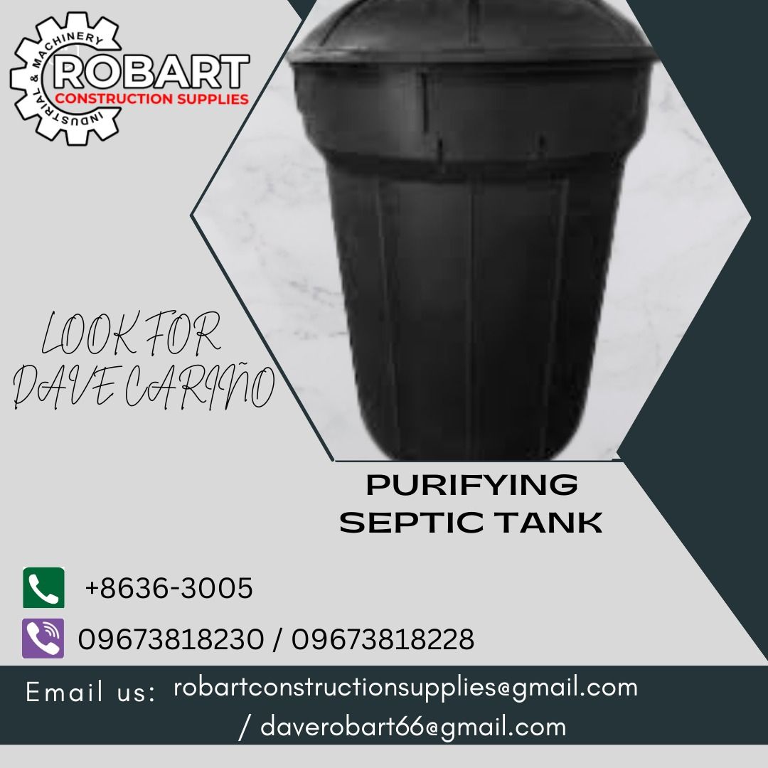 PURIFYING SEPTIC TANK, Commercial & Industrial, Construction Tools ...