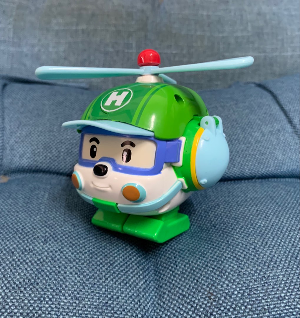 Robocar poli Transformation Robot Helicopter HELLY, Hobbies & Toys ...