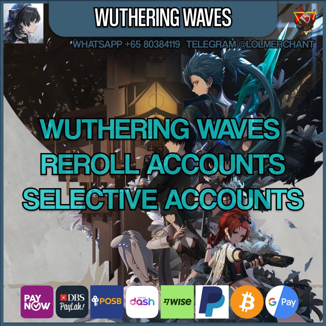 RR Wuthering Waves Accounts [ Reroll Accounts + Selective Accounts ...