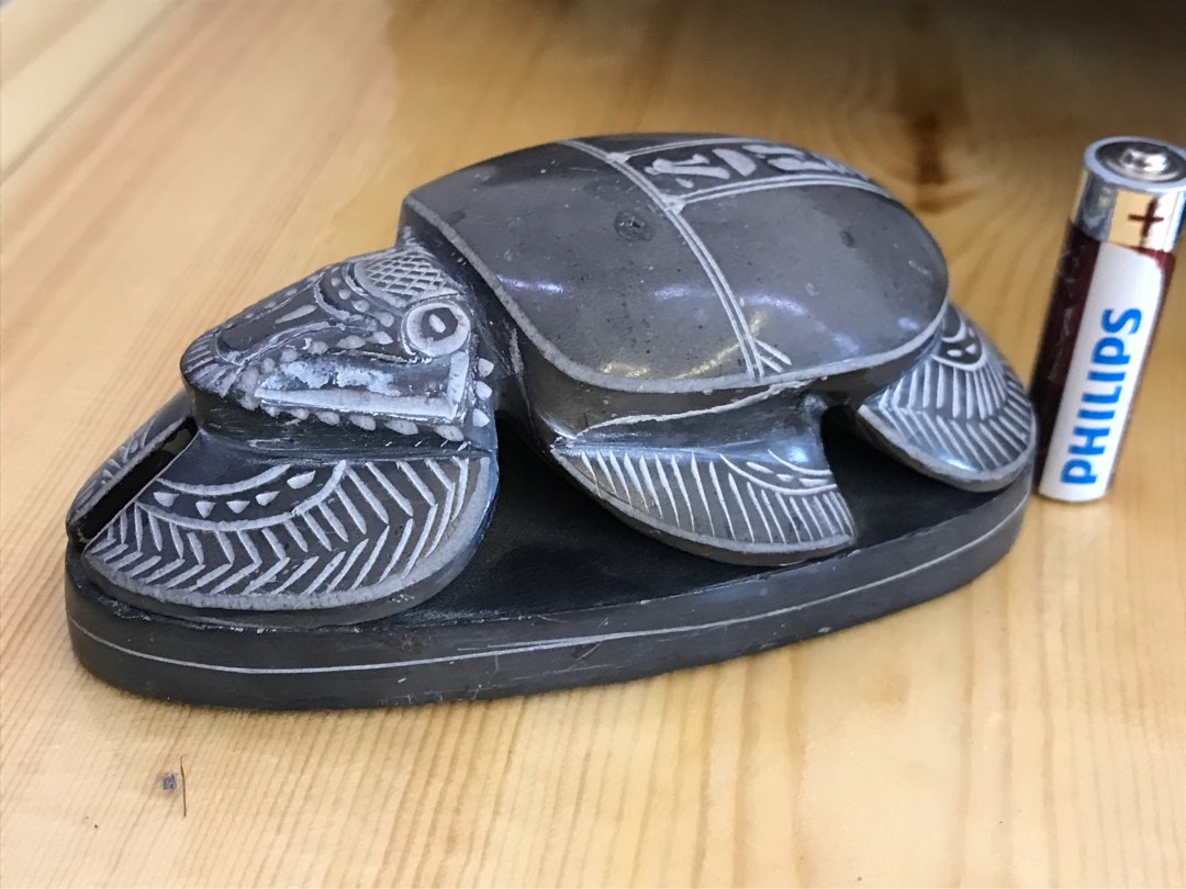 Scarab stone, Hobbies & Toys, Memorabilia & Collectibles, Vintage ...