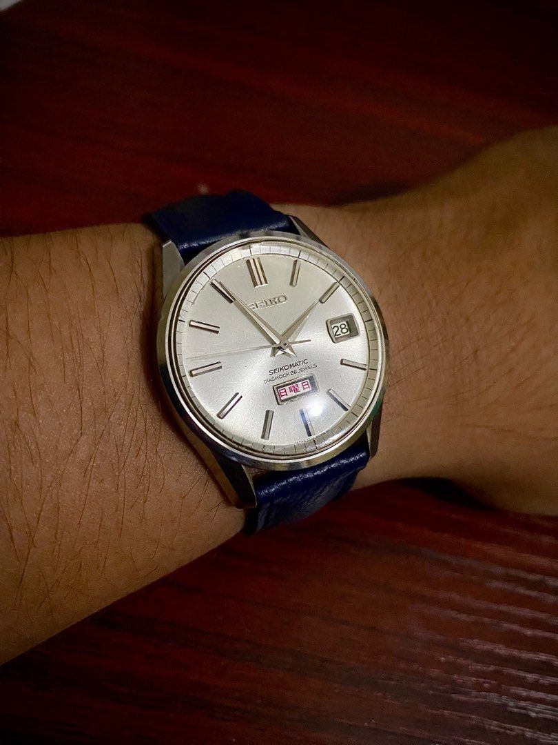 Seiko Seikomatic Weekdater Kanji day, Luxury, Watches on Carousell