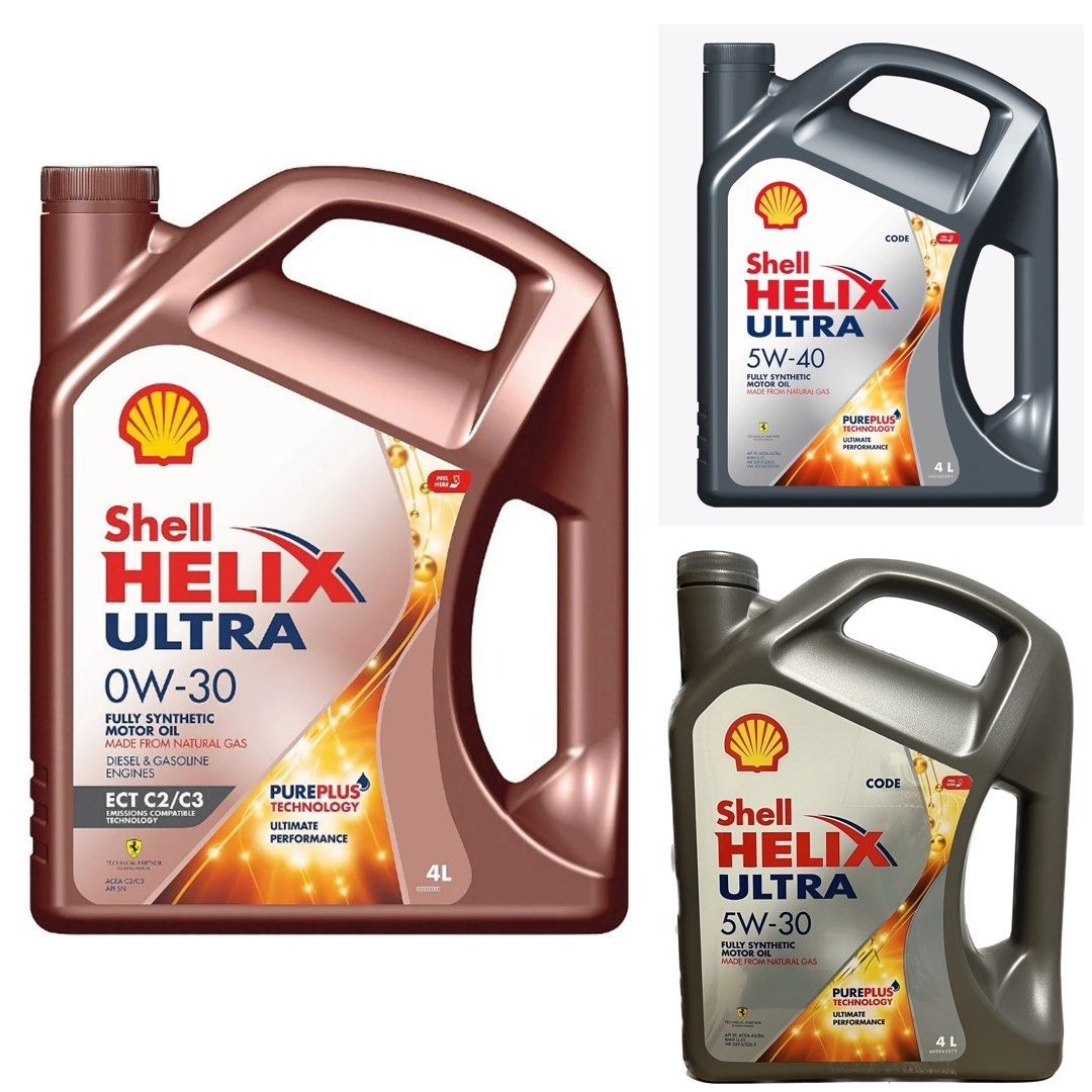 Shell Helix Ultra 5W30 5W40 0W20 4L, Car Accessories, Car Workshops ...