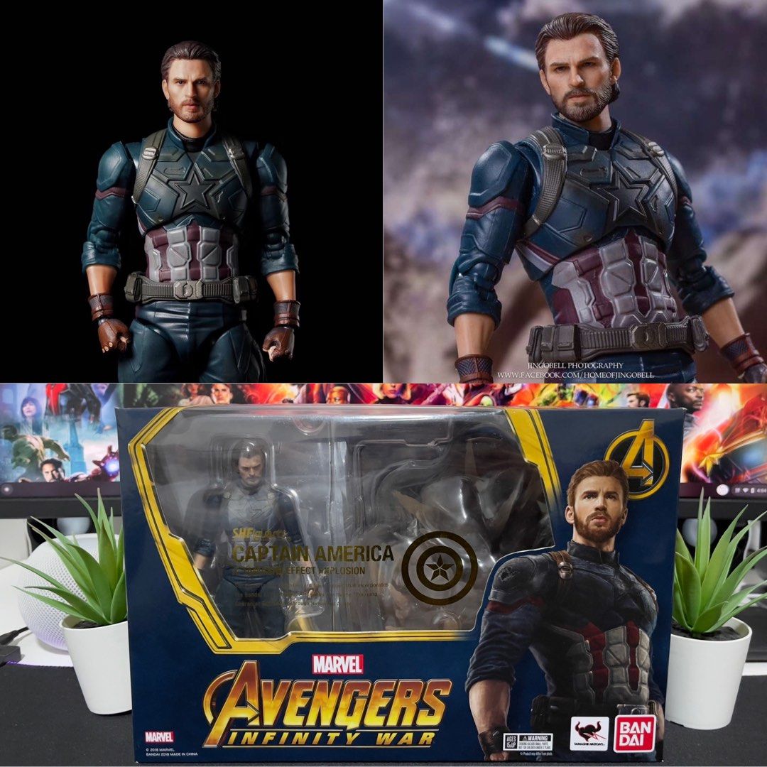 s.h.figuarts SHF Captain America Infinity War with Manipple Studio ...