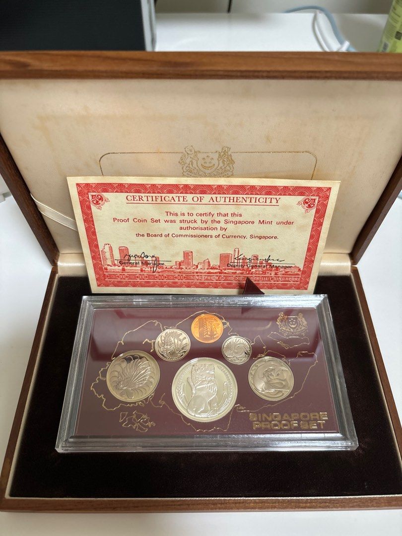 Singapore 1984 Proof Coin Set, Hobbies & Toys, Memorabilia ...