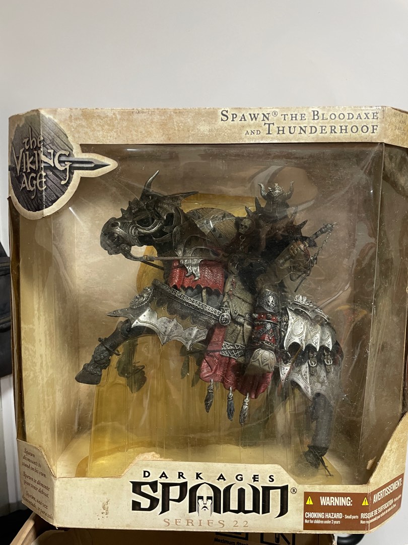 Spawn the Bloodaxe & Thunderhoof - Mcfarlane The Viking Age , Dark Ages ...