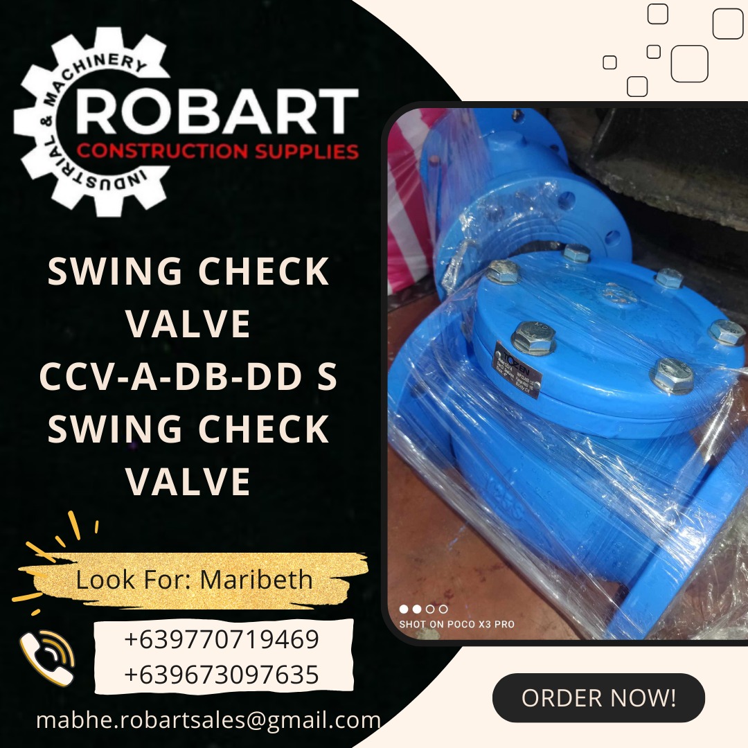 SWING CHECK VALVE CCV-A-DB-DD S Swing Check Valve, Commercial ...