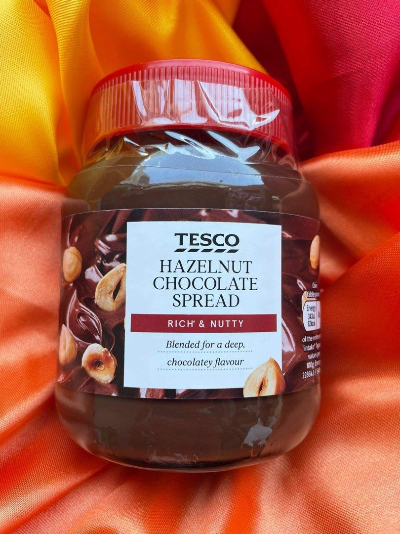 Tesco Hazelnut Chocolate Spread 400g (Imported from UK), Food & Drinks ...