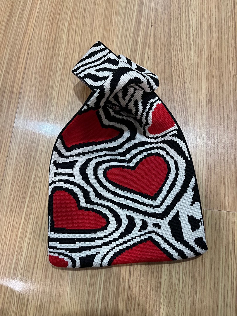 Thai made heart elastic bag, Women's Fashion, Bags & Wallets, Purses ...