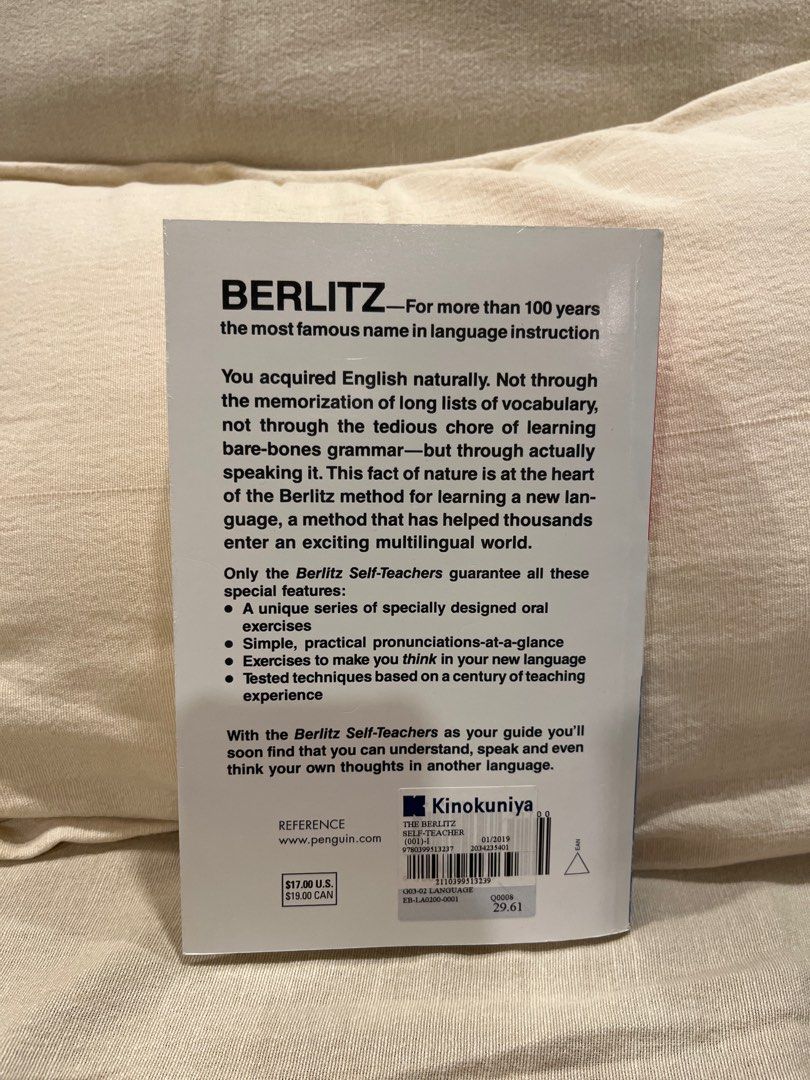 The Berlitz Self-Teacher - French : A Unique Home-Study Method ...
