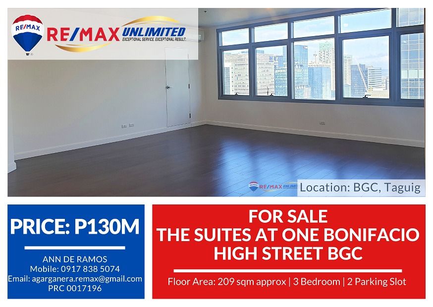 The Suites at One Bonifacio High Street BGC, Property, For Sale ...
