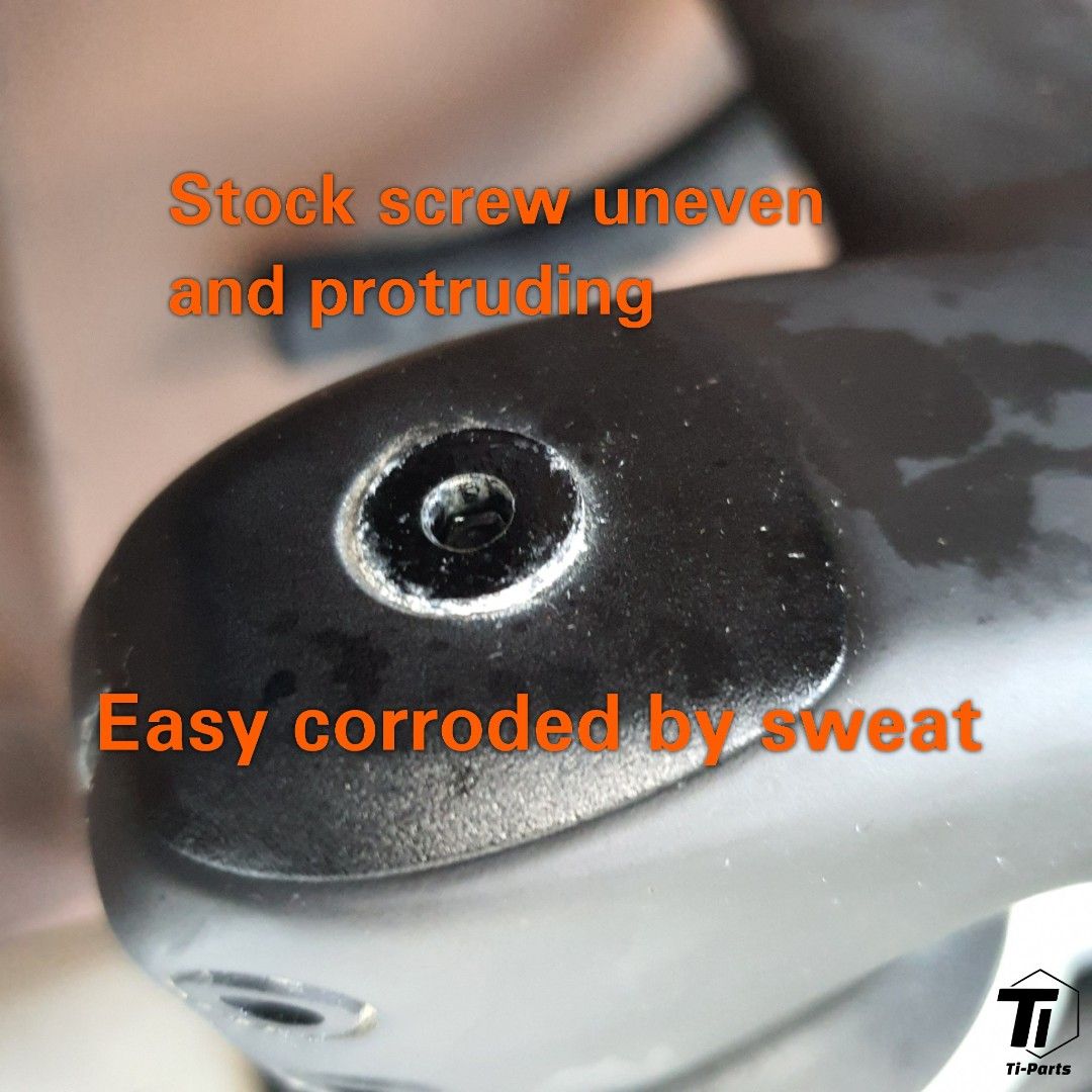 Titanium Roval Rapide Stem Cap Screw | Solve protruding Uneven Screw ...