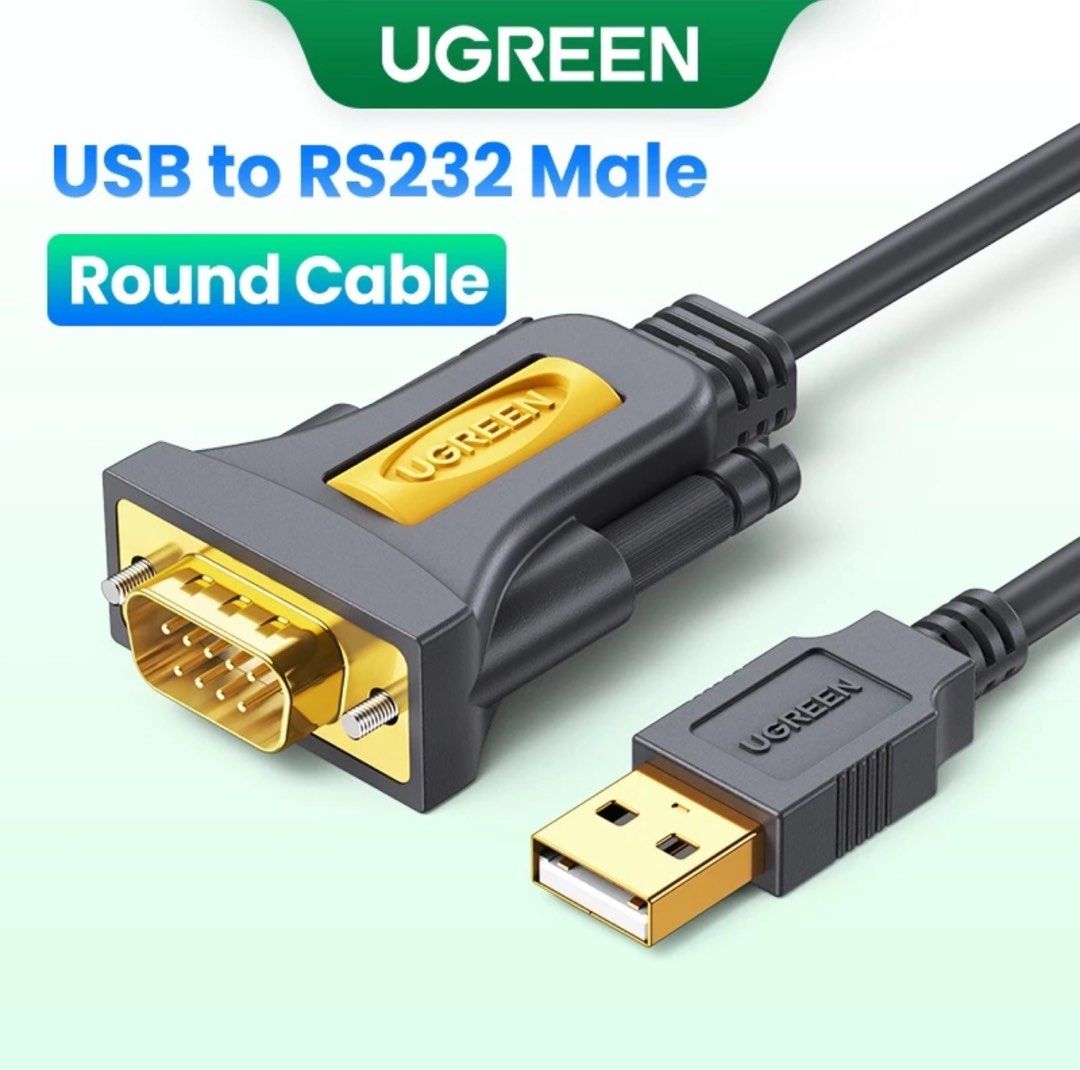 UGREEN USB to RS232 DB9 9 pin Adapter with PL2303 Chipset, Computers ...