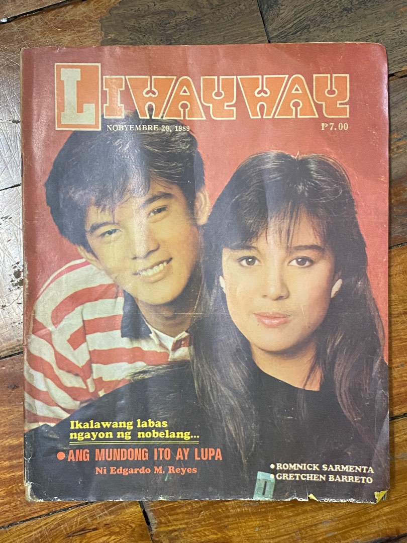 Vintage Liwayway Nobyembre 20, 1989 GRETCHEN BARRETO MAGAZINE - Mars Ravelo Comics Komiks ...