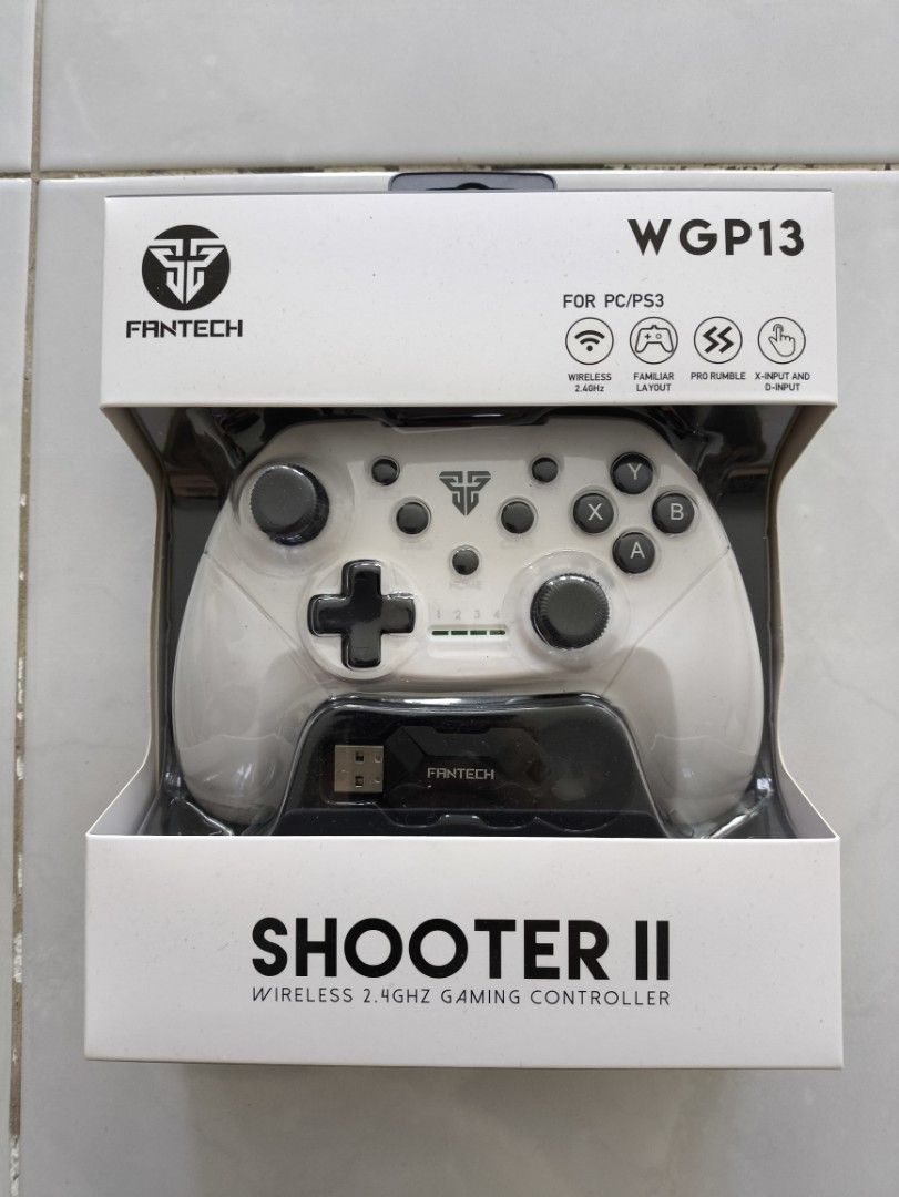 0Fantech Shooter II WGP13 WGP-13 Gamepad Wireless Controller Joystick ...