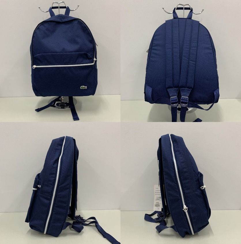 247002622 LACOSTE BACK PACK TAG BLUE, Luxury, Bags & Wallets on Carousell